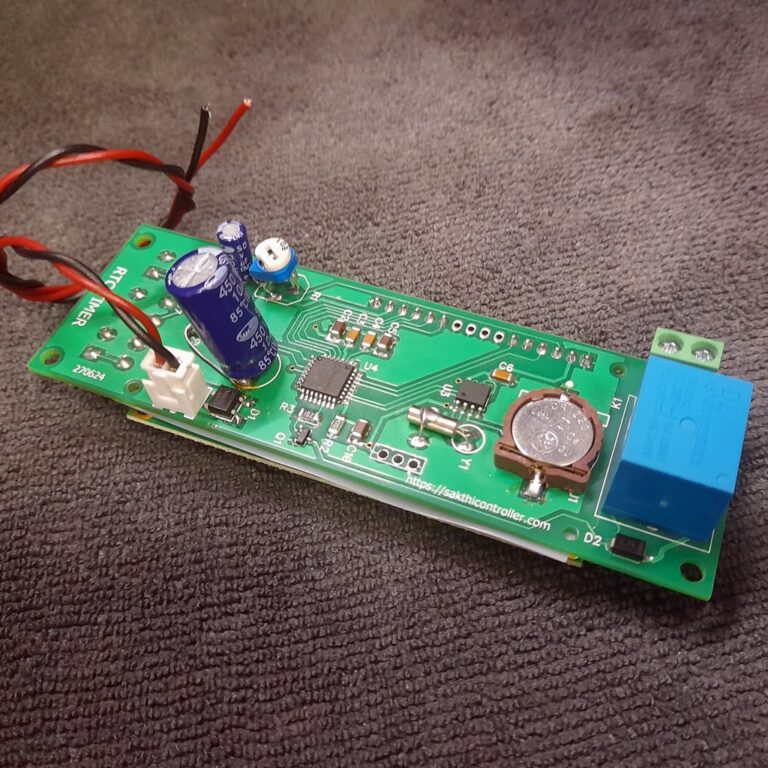 Programmable Timer Switch With Rtc Sakthi Controller